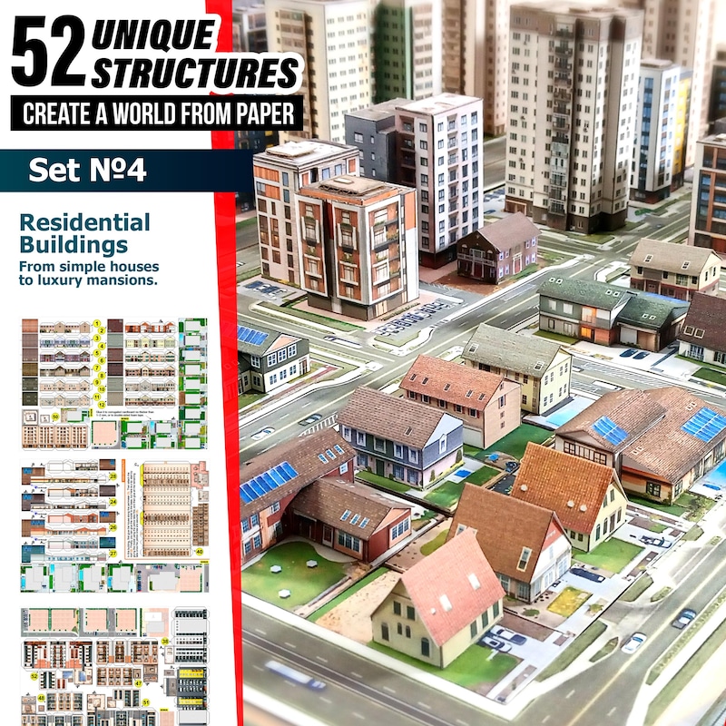Miniature City Model - Etsy