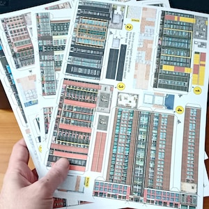 Paper City, Paper Model, City-builder Part 1 - Etsy