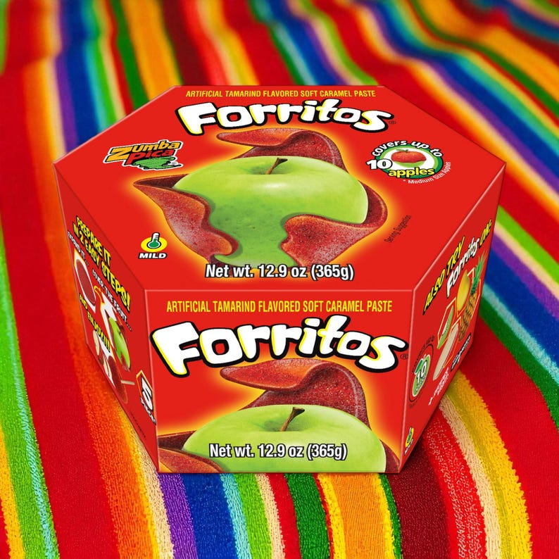 Forritos Tamarind Flavored Candy Apple Covers | Mexican Candy - Etsy
