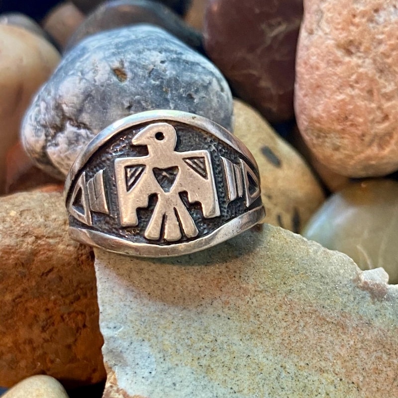 Silver Harvey Band Rings - Etsy