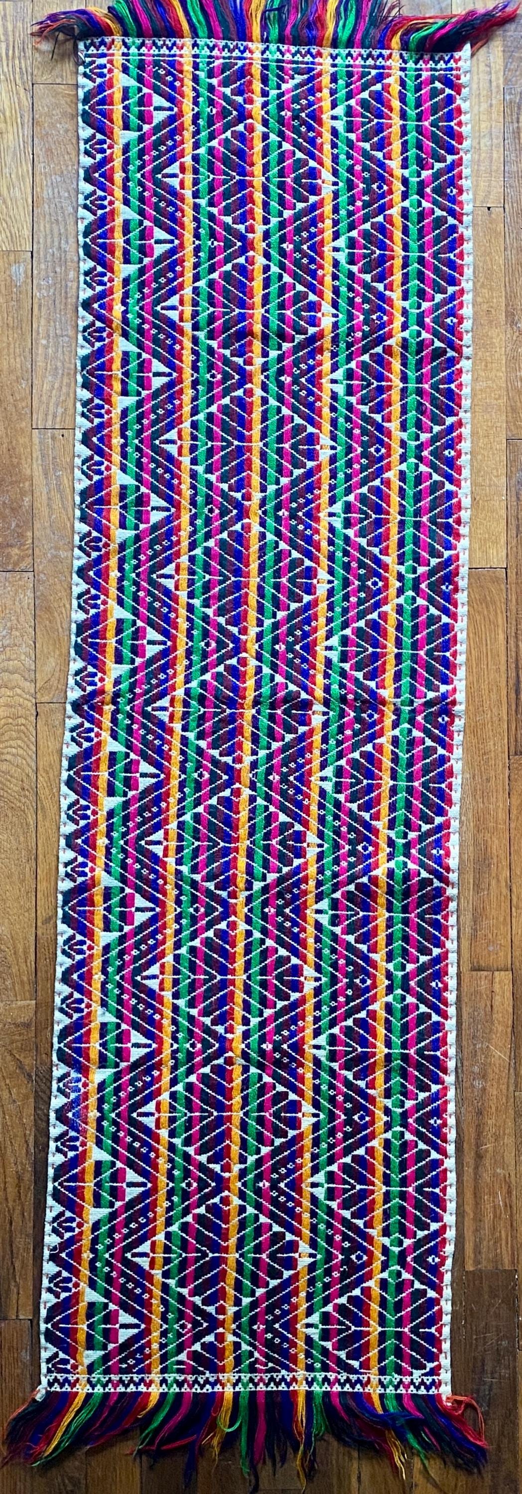 Vintage Guatemalan Table Runner | Handwoven Huipil Textile - Etsy
