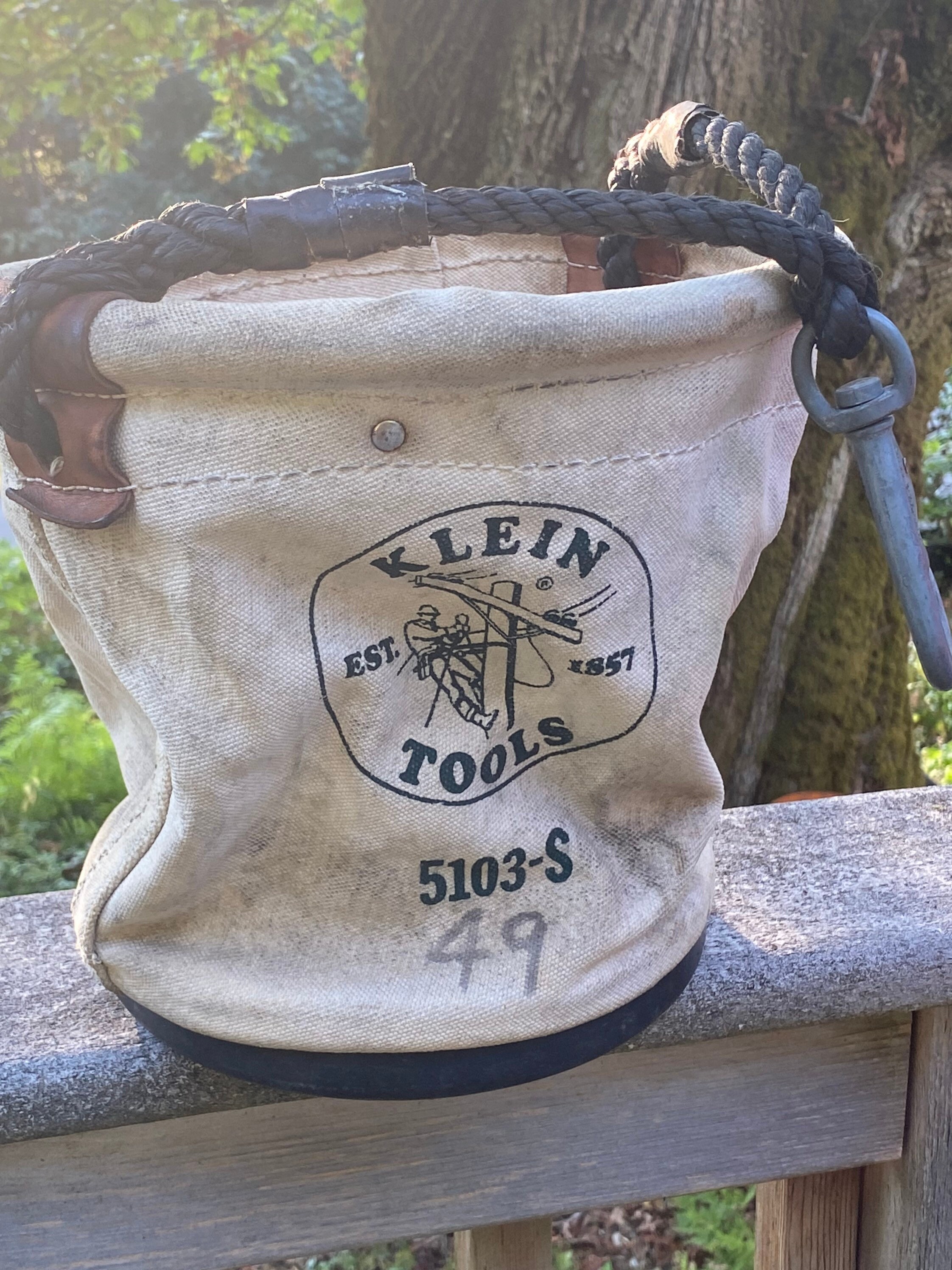 Vintage Linemans Tool Bag Klein Tools 5103-S Tool Bag - Etsy
