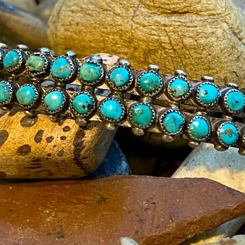 Turquoise Cuff Bracelet - Etsy