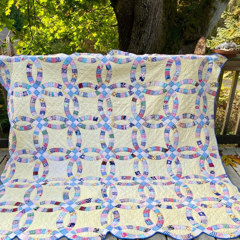 Wedding Ring Quilt - Etsy