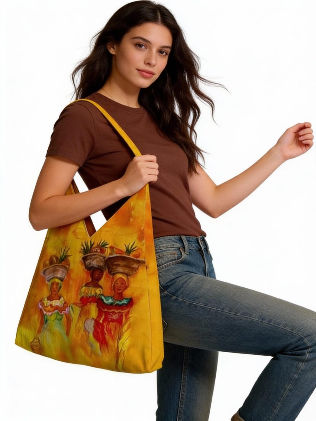 Colombian Artisan Travel Bag – Silky Lightweight Carryall Purse - Etsy