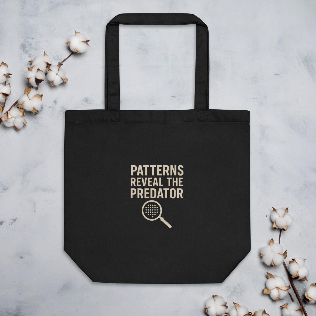 Profiler-inspired Tote Bag – “patterns Reveal the Predator” Design - Etsy