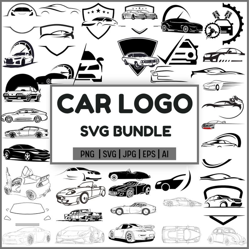 Car Logo SVG Bundle | Car Brand Logos for Laser Cut, Cricut ...