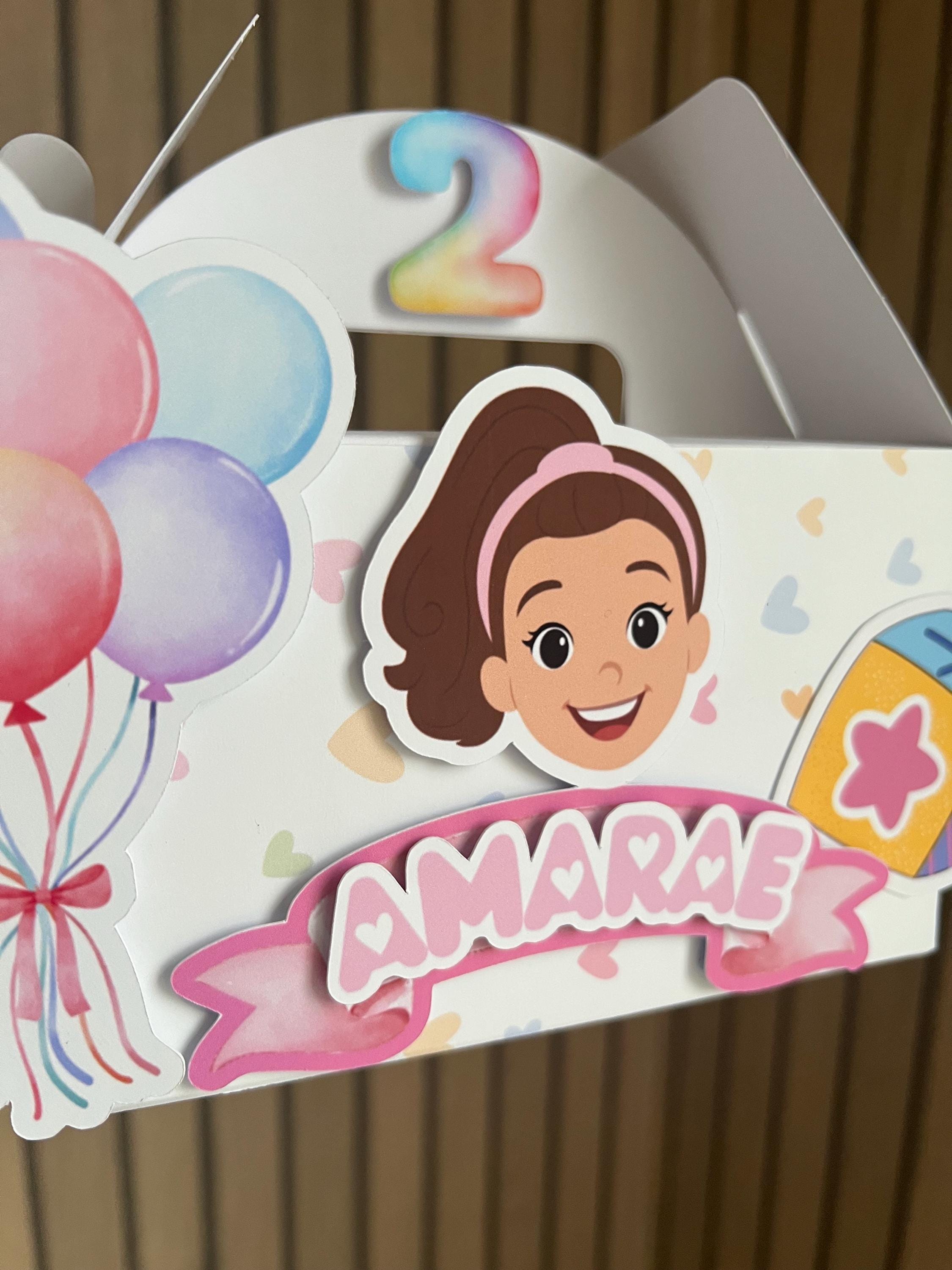 Handmade Ms. Rachel Party Favor Gable Box With Crayon Box: Personalized ...