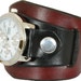Men's Casio Leather Cuff Watch - Etsy