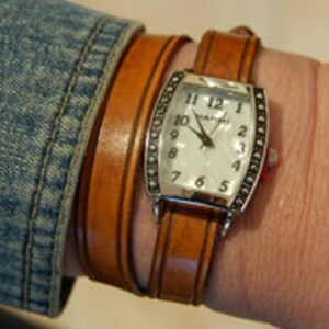 Women's Wrap Watch - Genuine Leather - Etsy