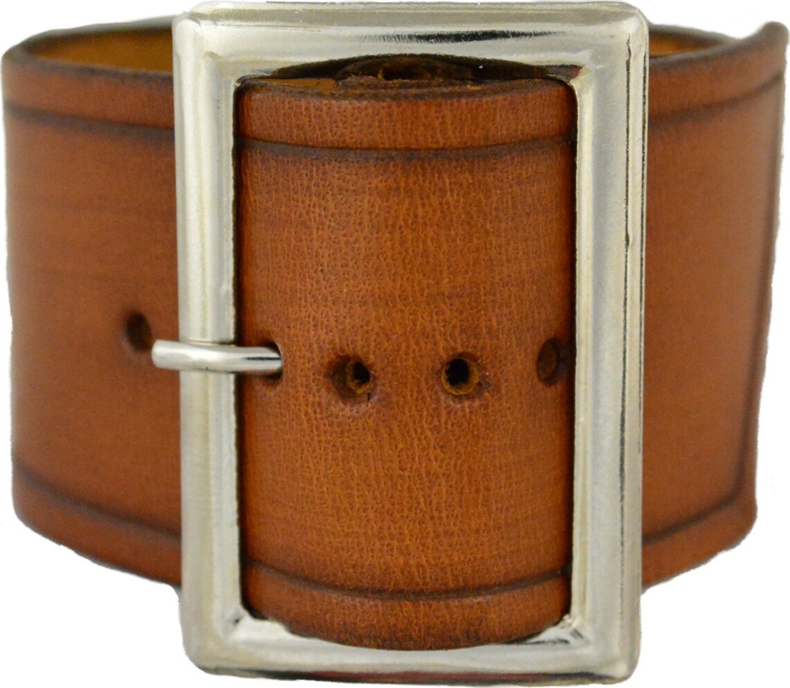 Womens Leather Cuff Watch Retro 70's | Etsy