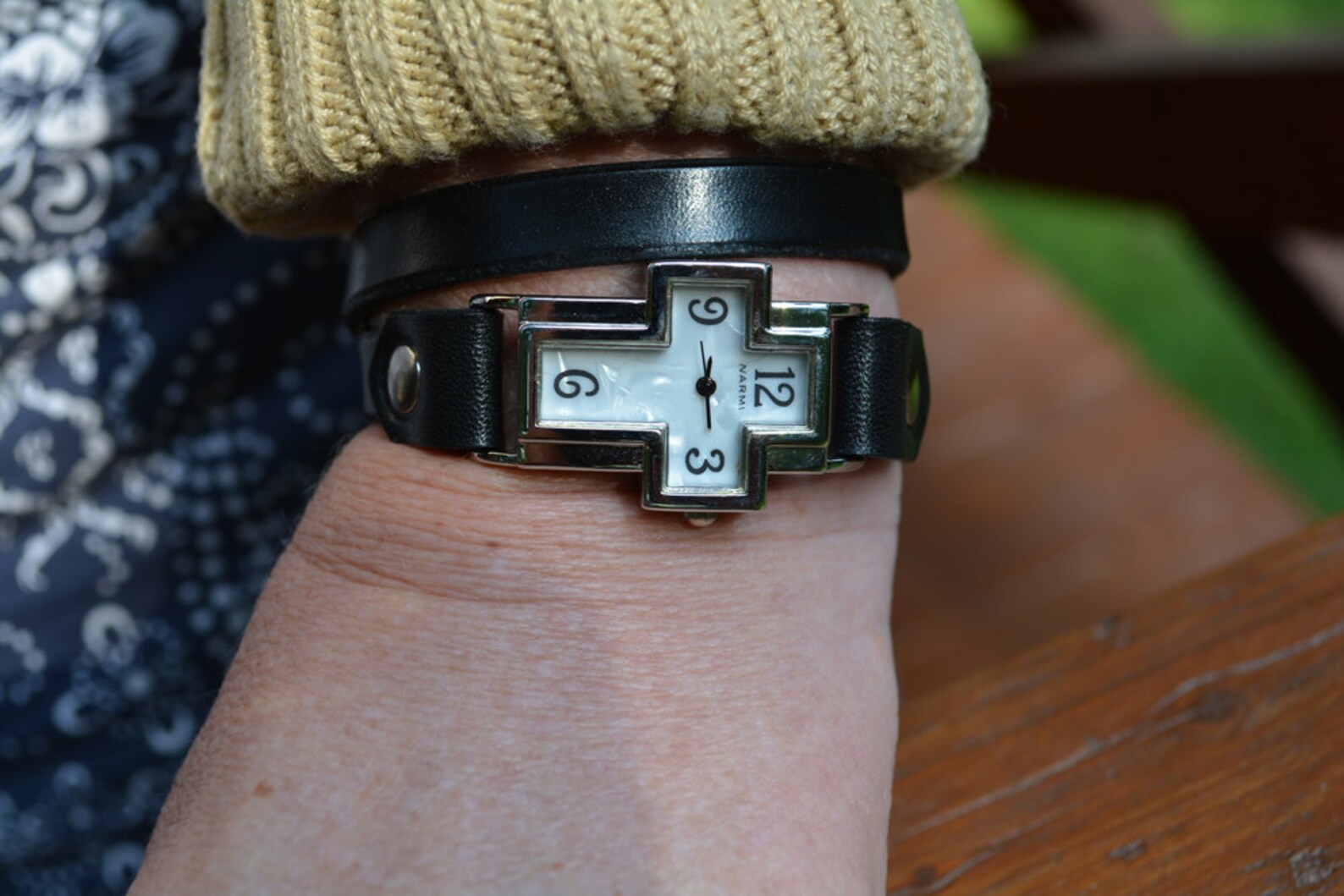 Women's Cross Wrap Watch Genuine Leather - Etsy