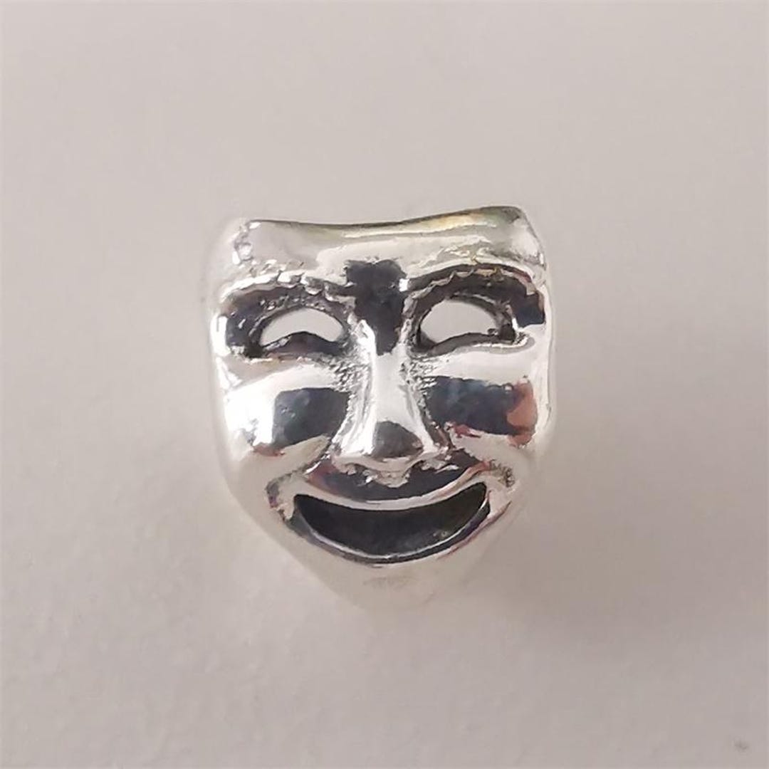 Pandora Silver the World's a Stage Mask Charm~bead - Etsy