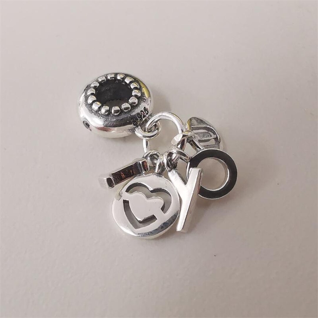 New Pandora Charm I Love You Dangle Fancy Pink Cz - Etsy