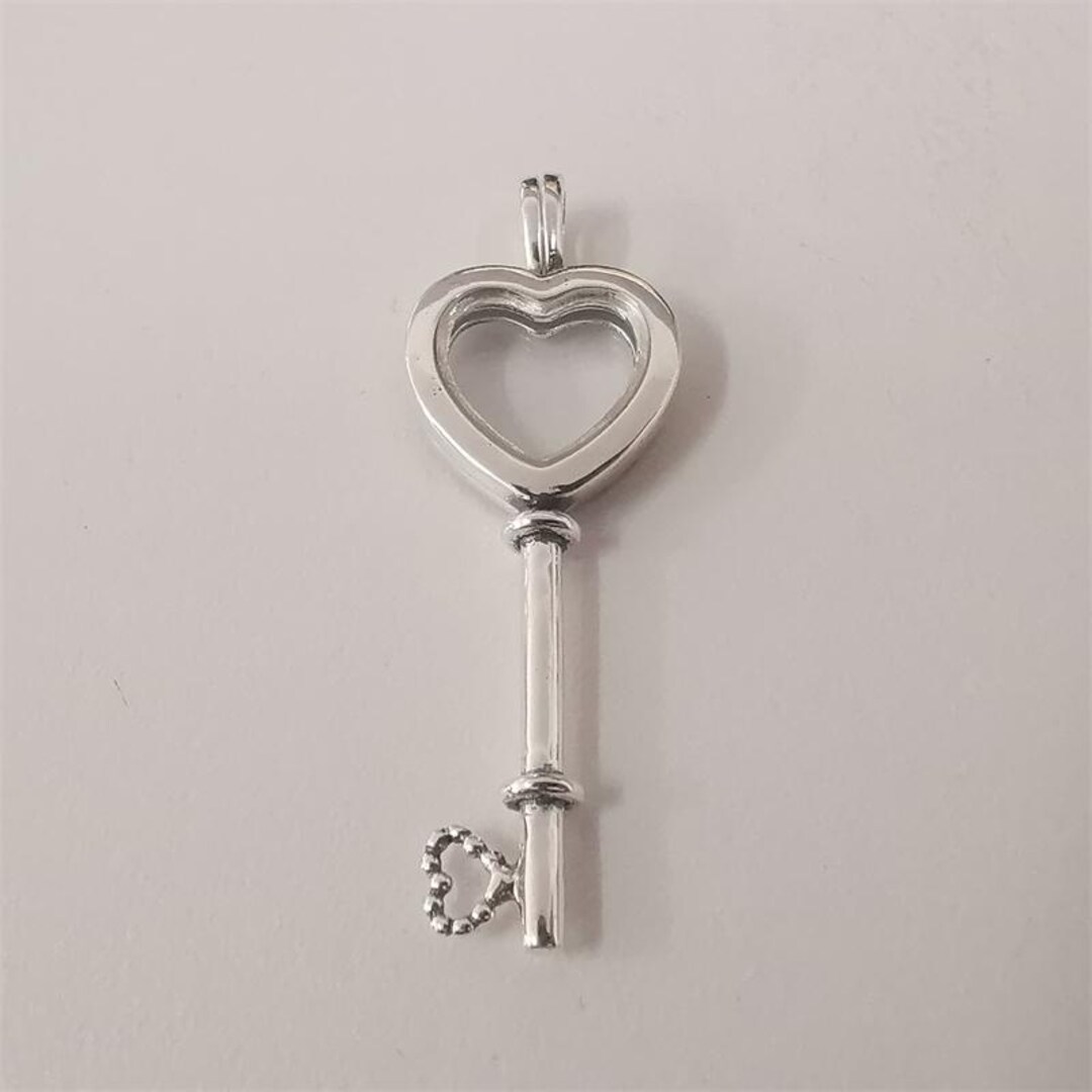 Pandora Floating Heart Locket Key Necklace Hinge - Etsy