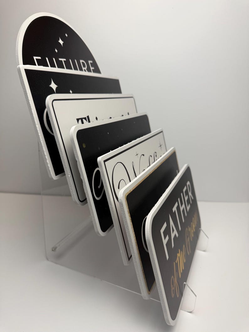 Clear Acrylic Photo Booth Seven Prop Holder Stand - Etsy
