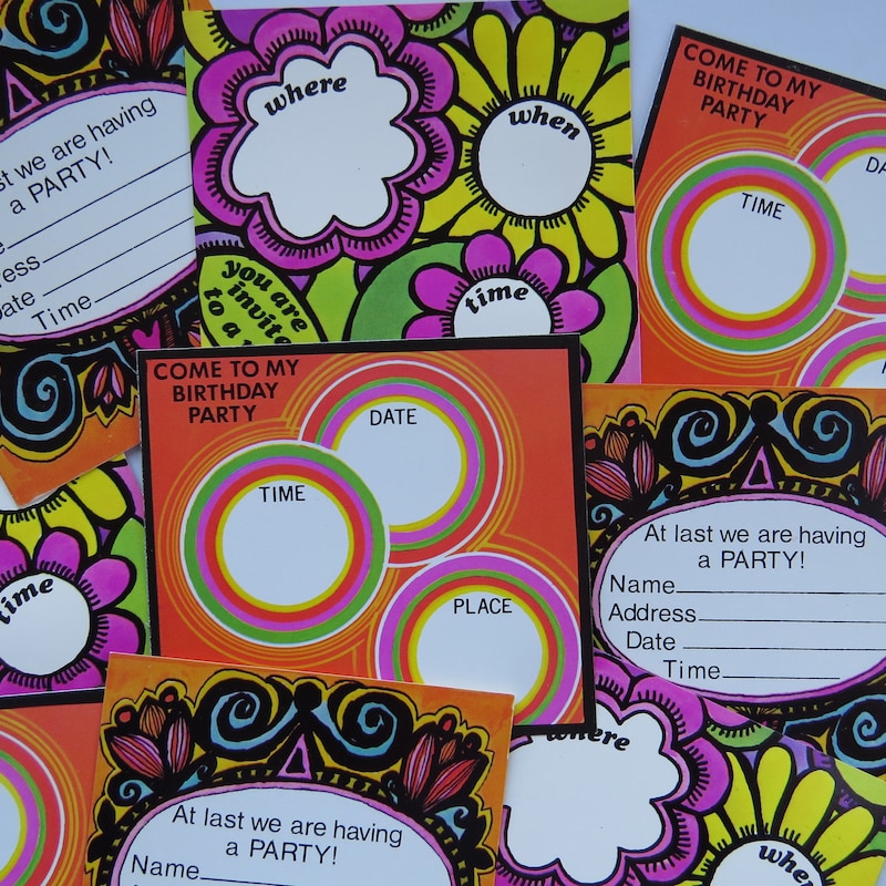 Pop Art Party Invitation - Etsy