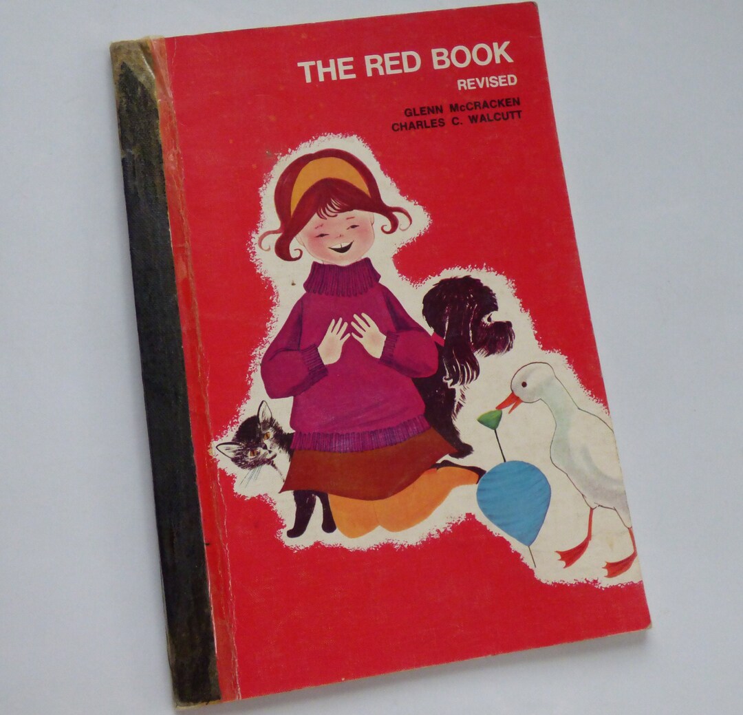 Vintage 60s 70s Elementary School Literature English Reader THE RED ...