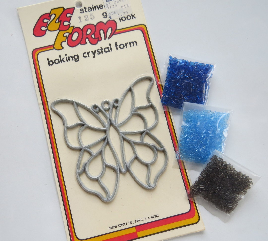Vintage EZE Form Like Makit Bakit 1980's Suncatcher Ornament Kit ...
