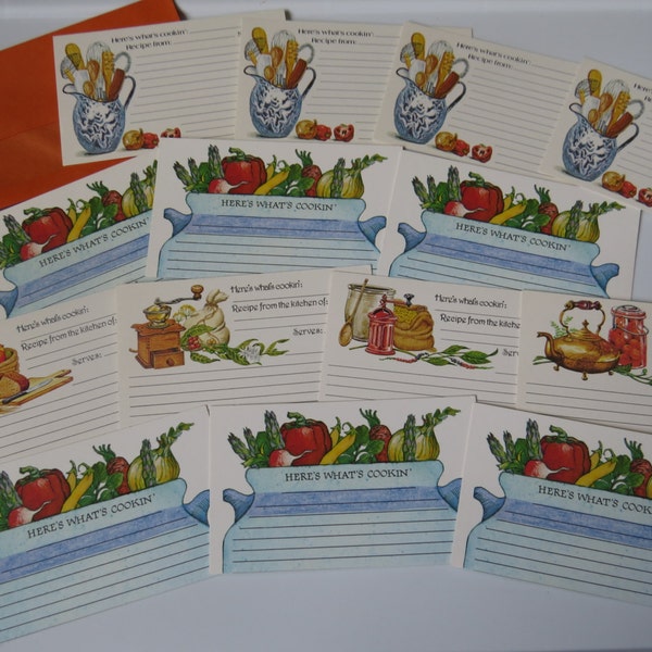 Vintage Recipe Card - Etsy