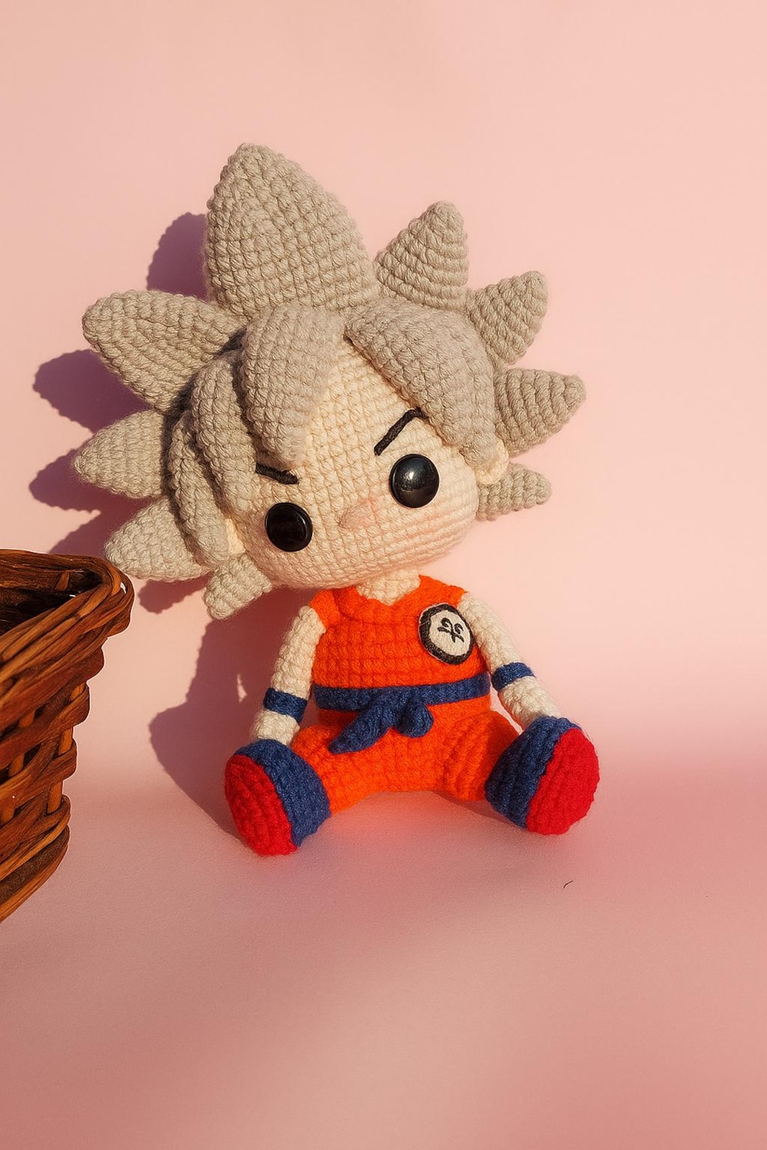 Patrón de crochet Goku SSJ1 en PDF – Tutorial de amigurumi de Dragon ...
