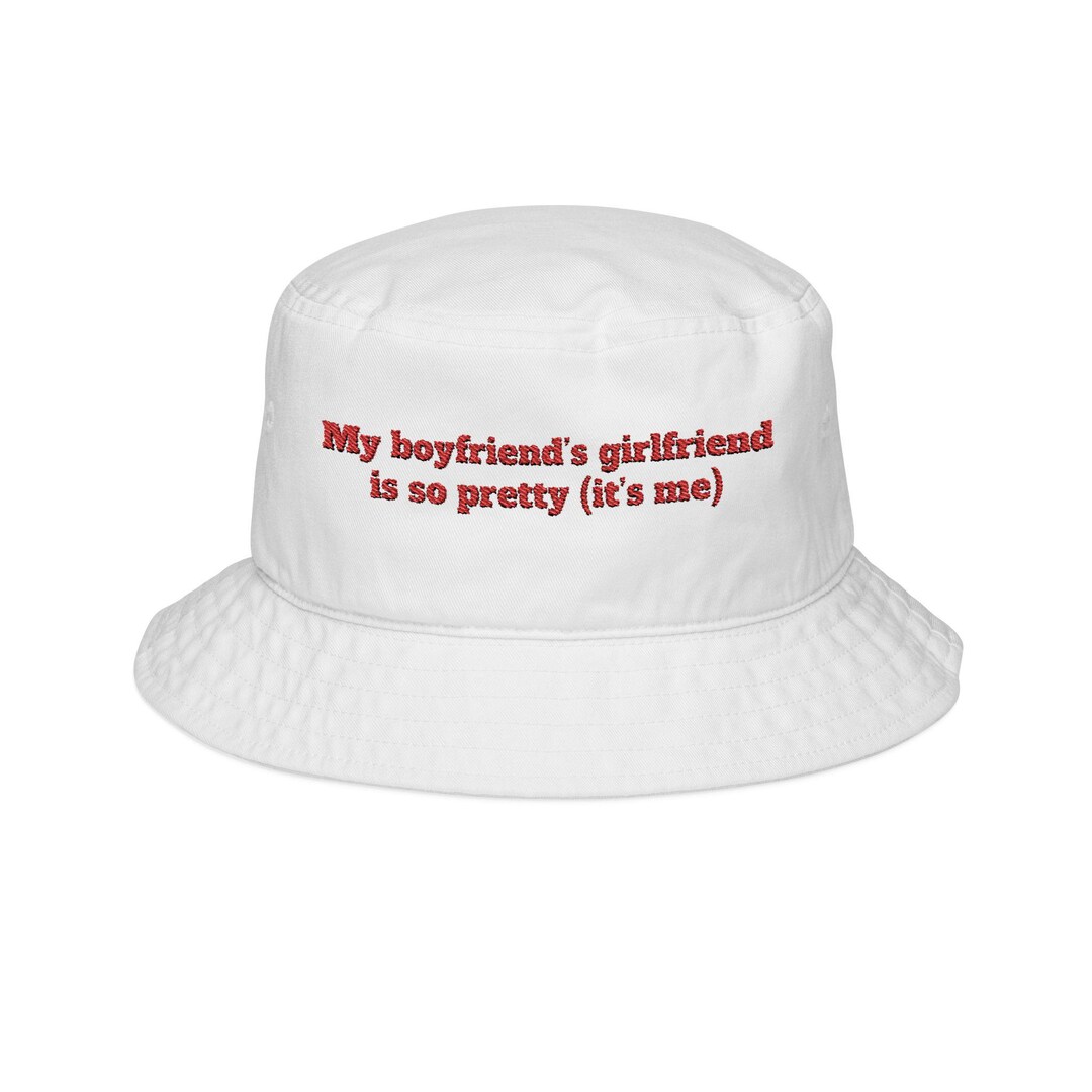Cute Embroidered Bucket Hat for Girlfriends, Funny Gift, Summer Fashion ...