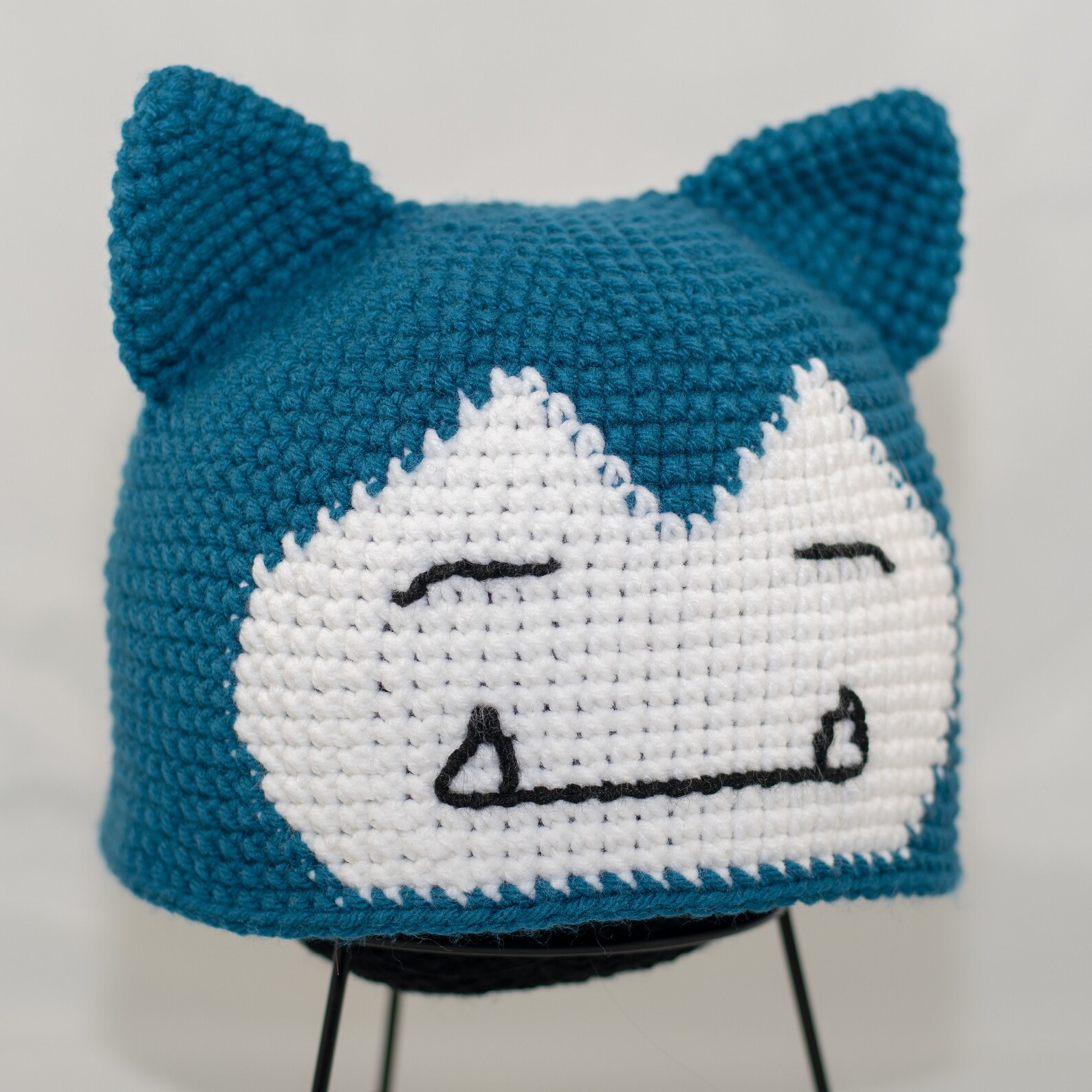 Snorlax Hat Crochet PDF Pattern - Etsy