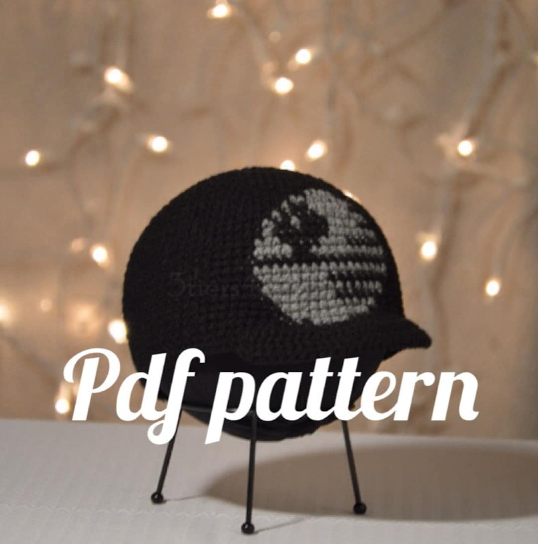 Death Star Beanie With Bill Crochet PDF Pattern - Etsy