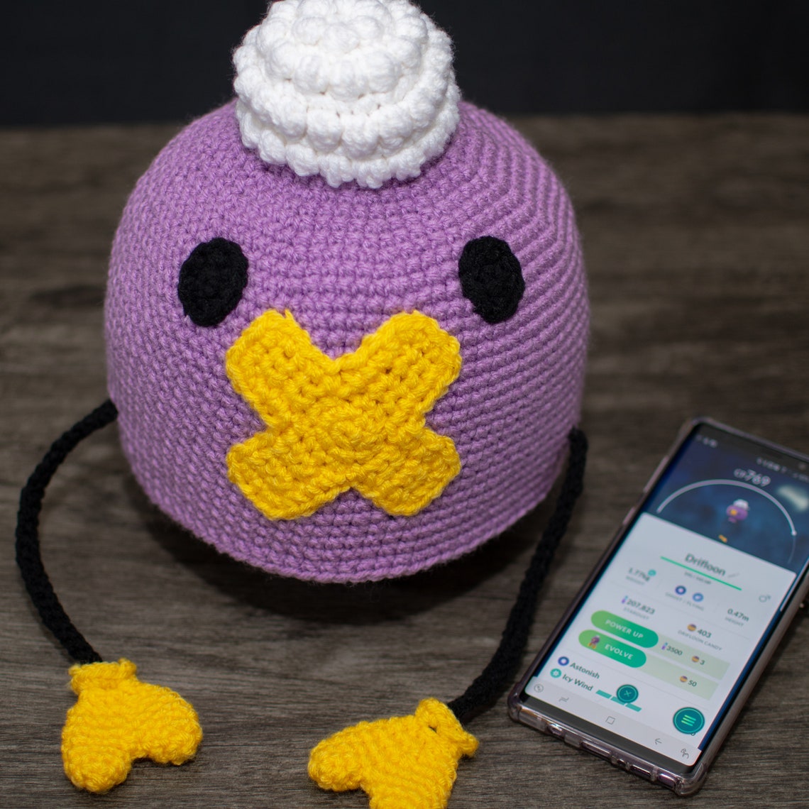 Pokemon Drifloon Hat Crochet PDF Pattern | Etsy