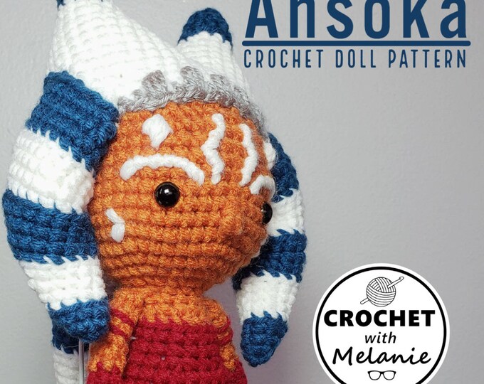 Custom Clone Wars Crochet Doll Anakin, Obi Wan, Ahsoka, Captain Rex ...