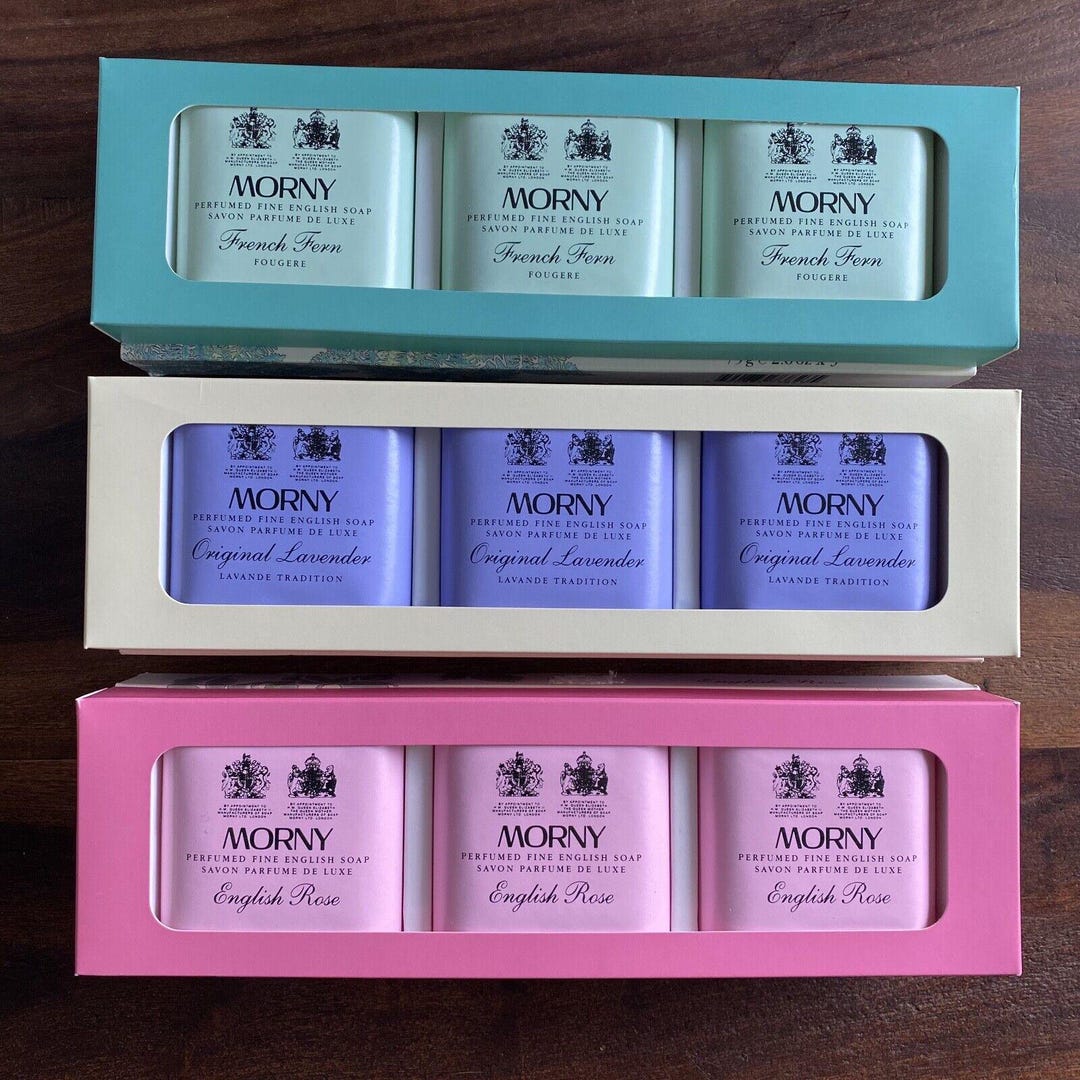 Vintage Morny English Perfumed Fine Soap French Fern Lavender English ...