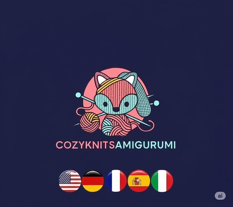 Mini Blue Gnome Amigurumi Pattern Italian, French, English, Spanish ...