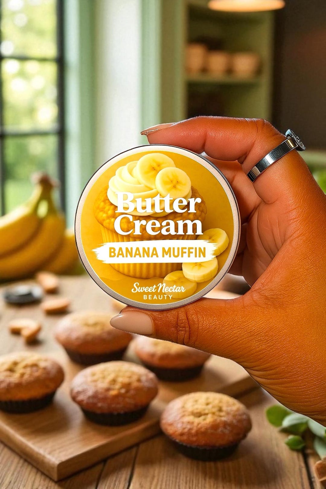 Banana Muffin Emulsified Hand & Body Butter – Deeply Moisturizing | Non ...