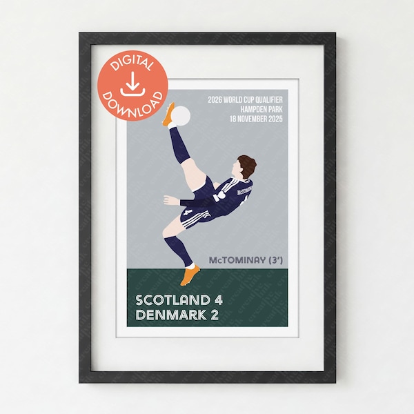 Scotland Denmark Goals - Etsy UK