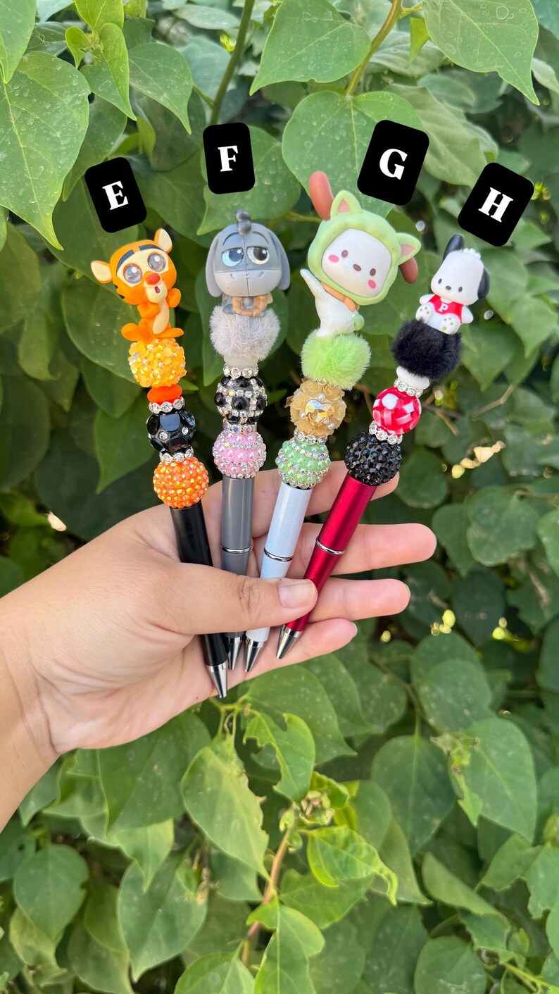Character Topper Pens - Etsy