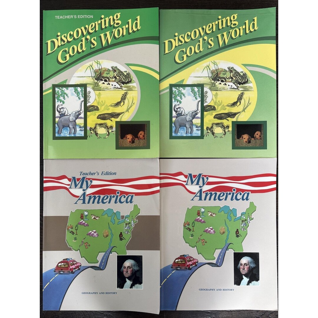 Vintage Abeka First Grade History Geography Science Books Christian ...