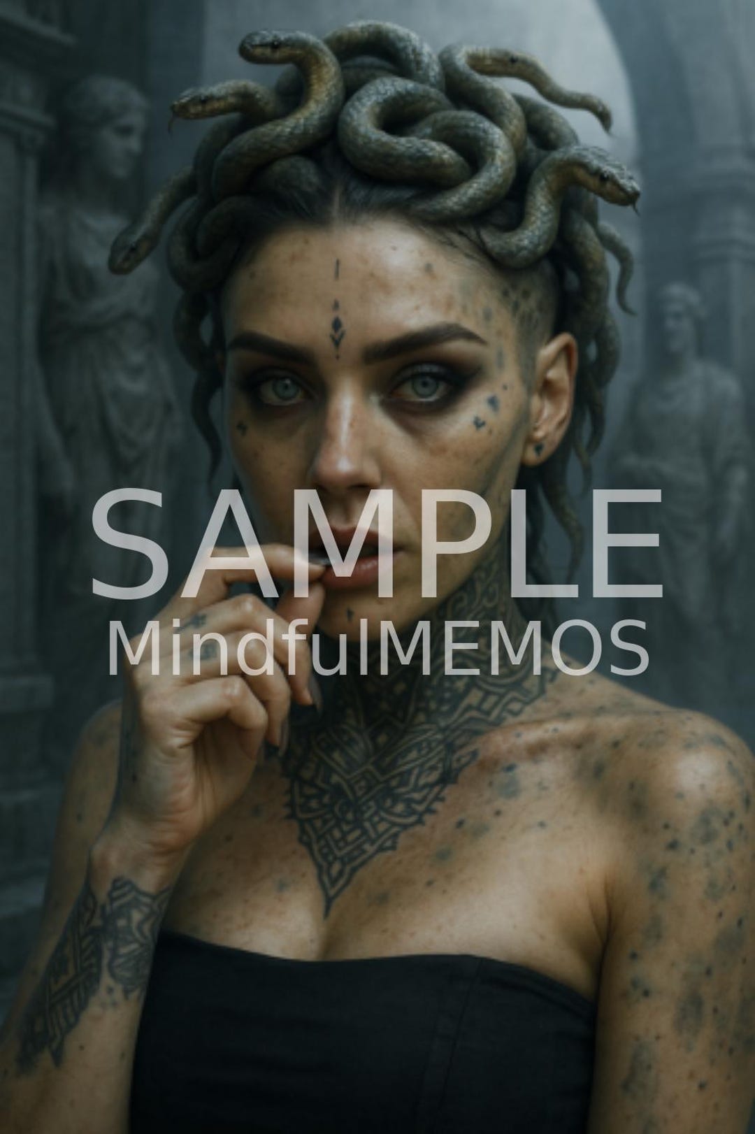 Hyper-realistic Greek Gods Portraits | 2025 Digital Art | Printable ...