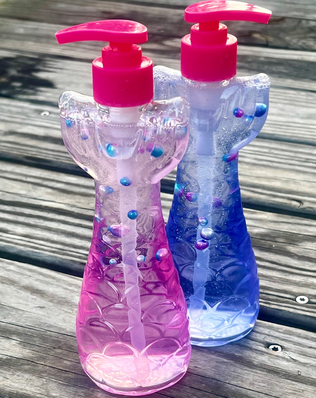 Mermaid Hand Soap Favors Mermaid Birthday Soap Squirt Pump - Etsy