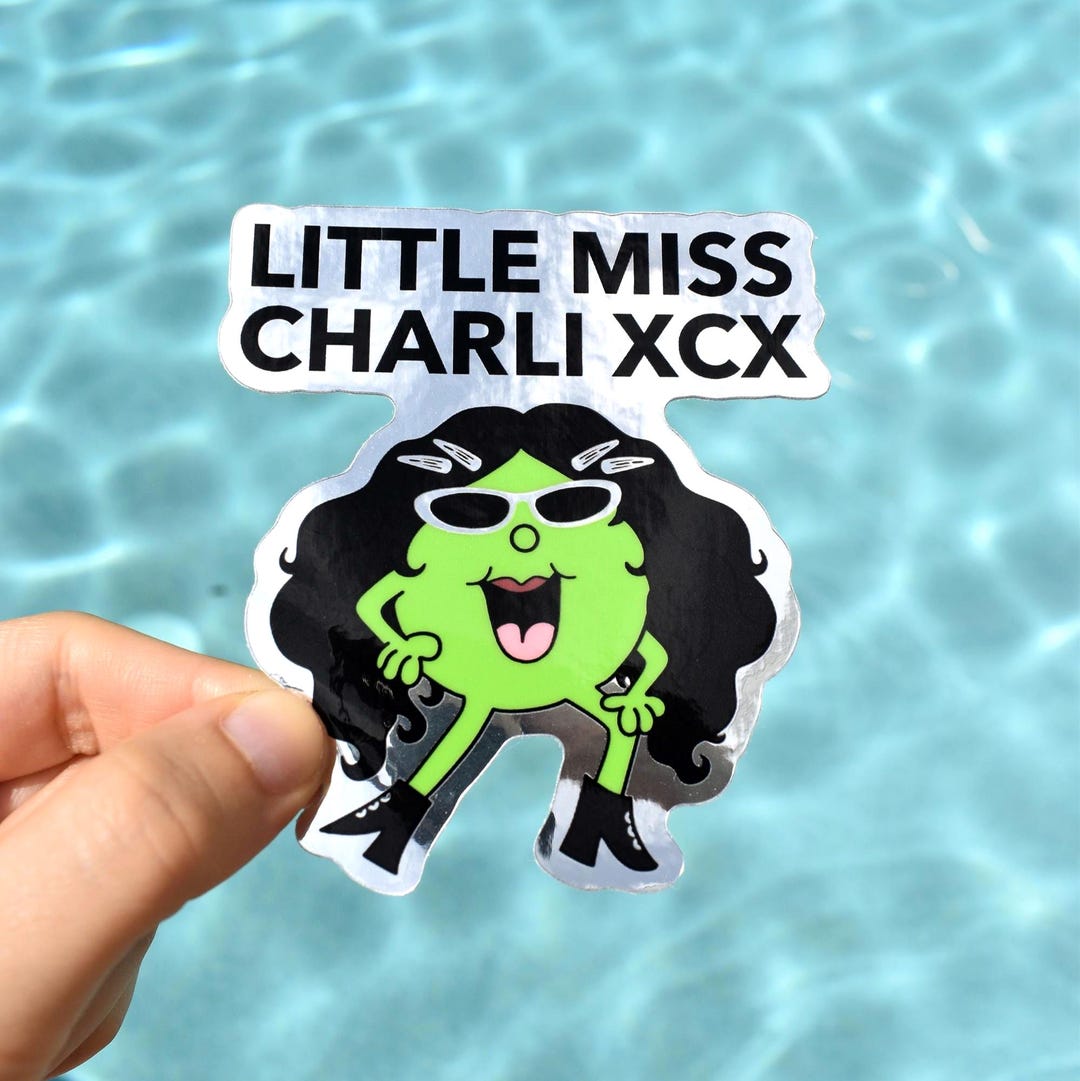Little Miss Charli Brat Sticker | Water Bottle, Laptop, Car ...
