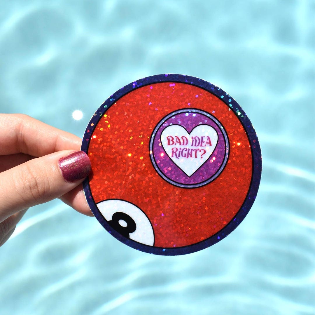 Olivia Rodrigo Bad Idea Right Sticker | Water Bottle, Laptop ...
