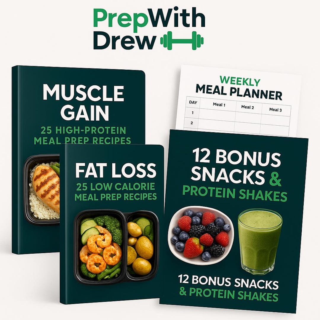 High-protein Meal Prep Recipes: Muscle Gain & Fat Loss Ebook - Etsy