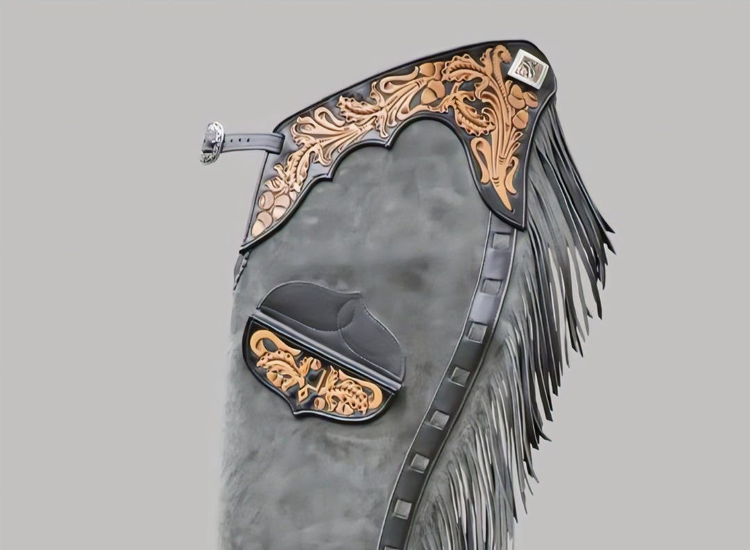 Western Show Chaps for Women Girls Custom Rodeo Chaps Horse Show ...
