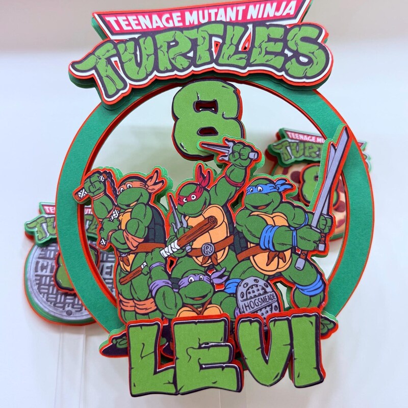 Turtle Cake Topper - Etsy