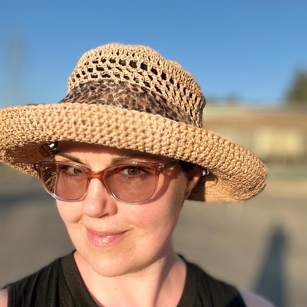 Raffia Sun Hat - Etsy