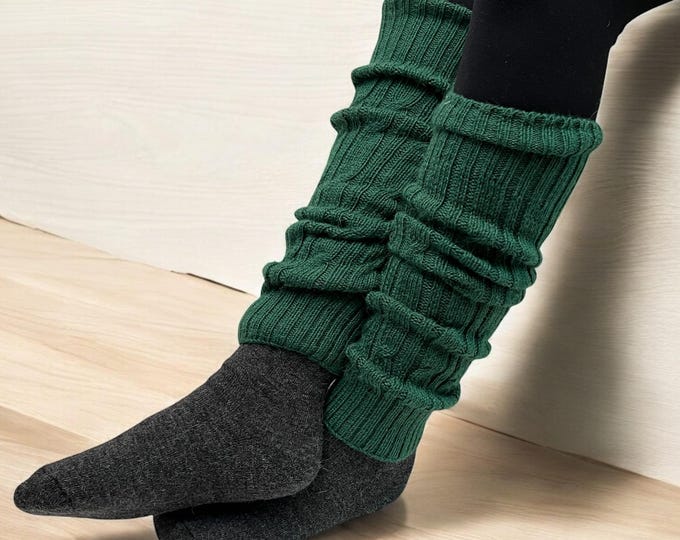 Alpaca Leg Warmers – Warm & Stylish Boot Cuffs or Arm Warmers ...