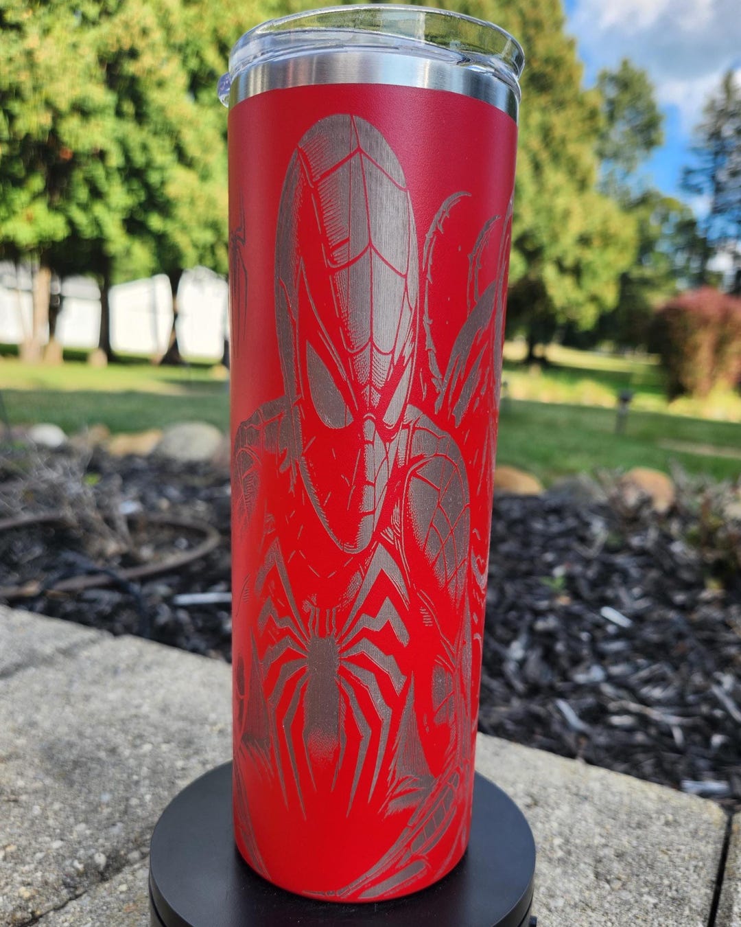 Spiderman and Venom Laser Engraved Tumbler - Etsy