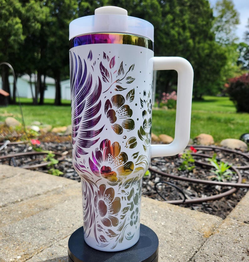 Phoenix Laser Engraved Tumbler - Etsy