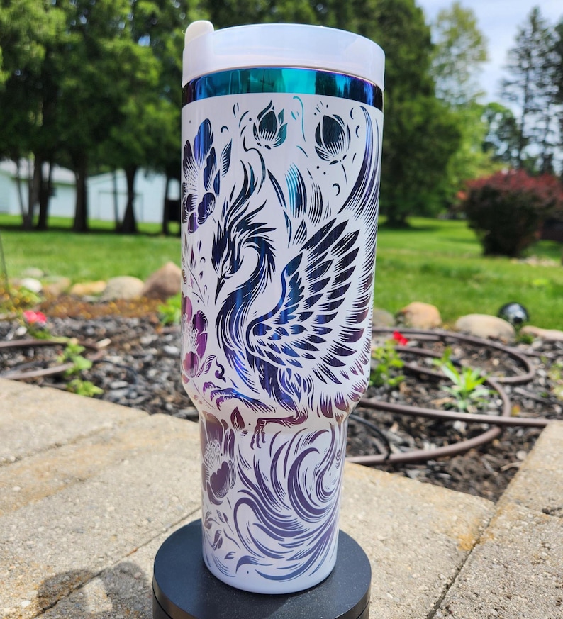 Phoenix Laser Engraved Tumbler - Etsy