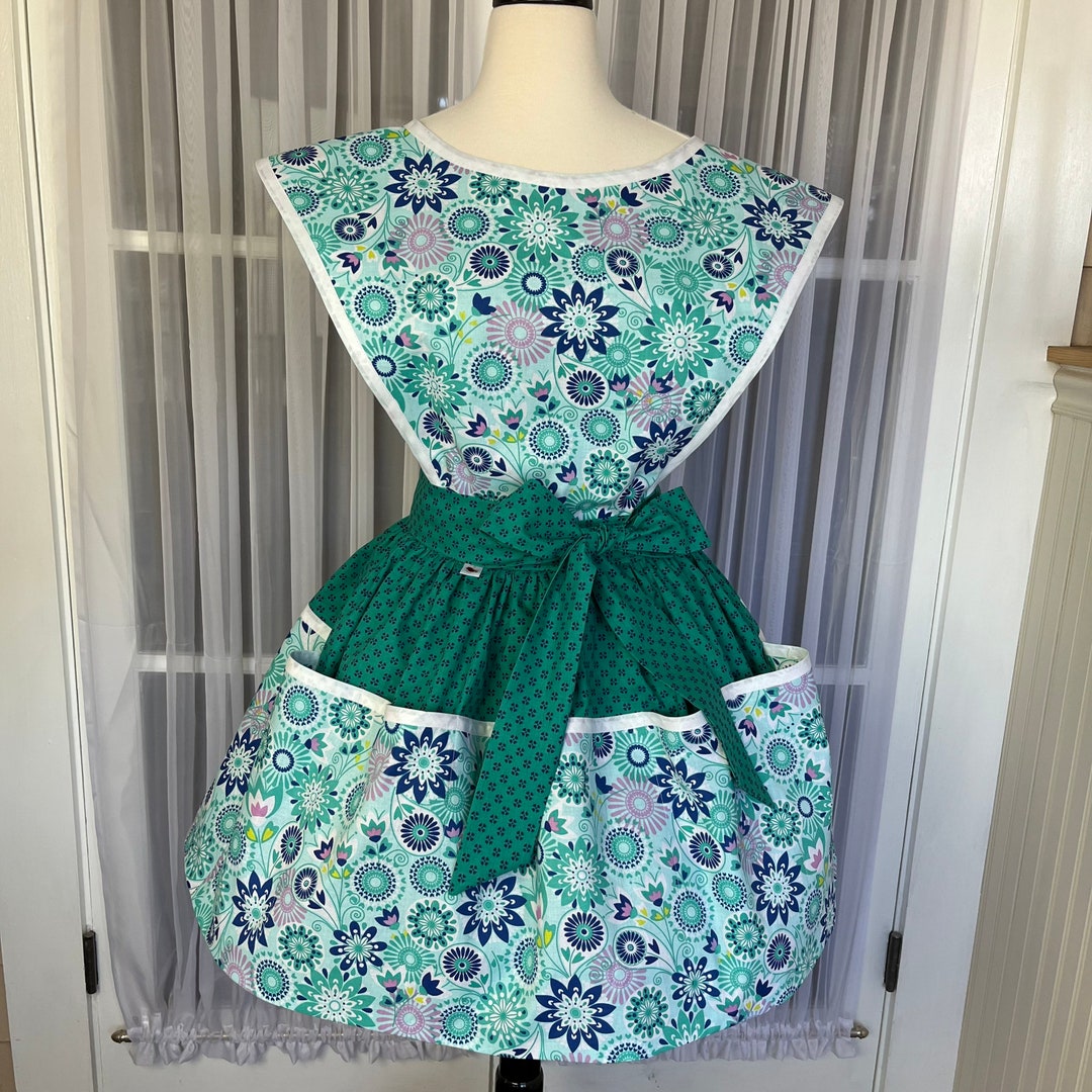 Vintage Style Apron/1950’s Vintage Style Apron/handmade Kitchen Apron ...