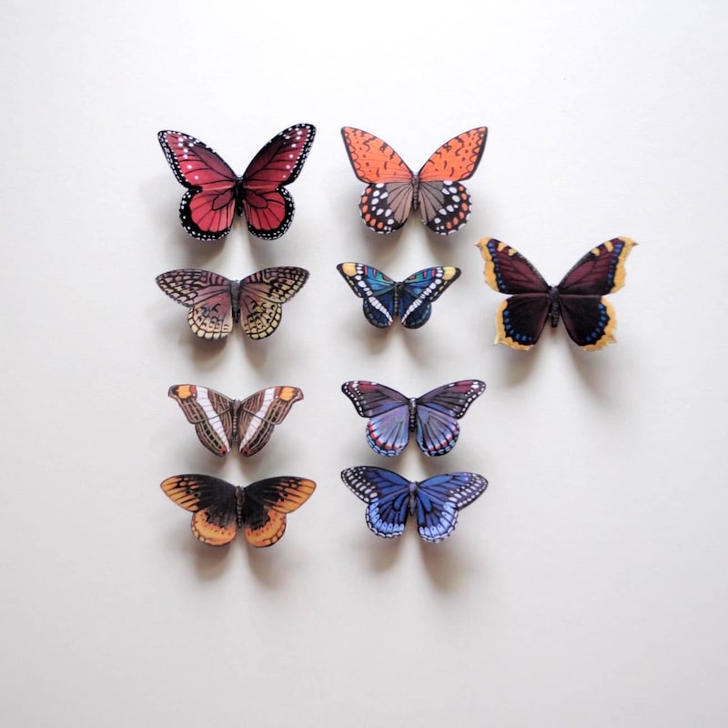 Butterfly Magnets - Etsy